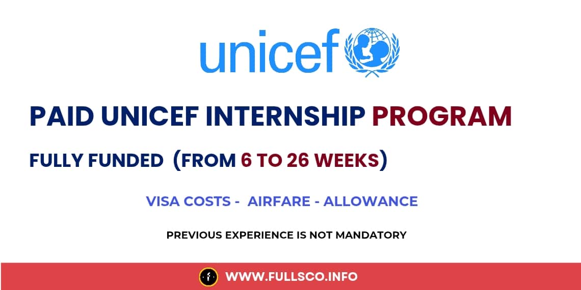 UNICEF Internship 2025 – Fully Funded Global Opportunities