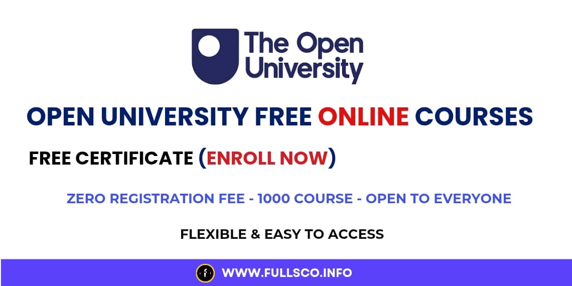 Open University Free Online Courses With Free Certificates 2024
