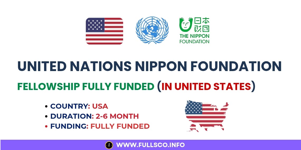 United Nations Nippon Foundation Fellowship 2026 (Fully Funded)